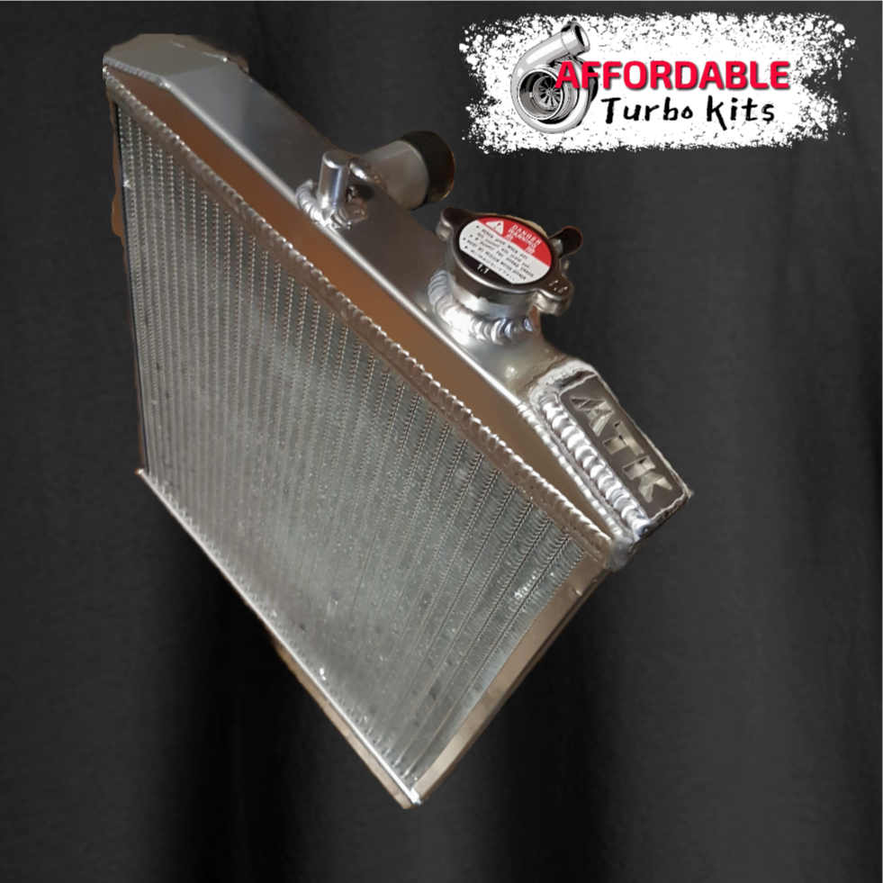 ATK Dual Core Racing Radiator 92-00 Honda Civi Del Sol Integra Half Ra ...
