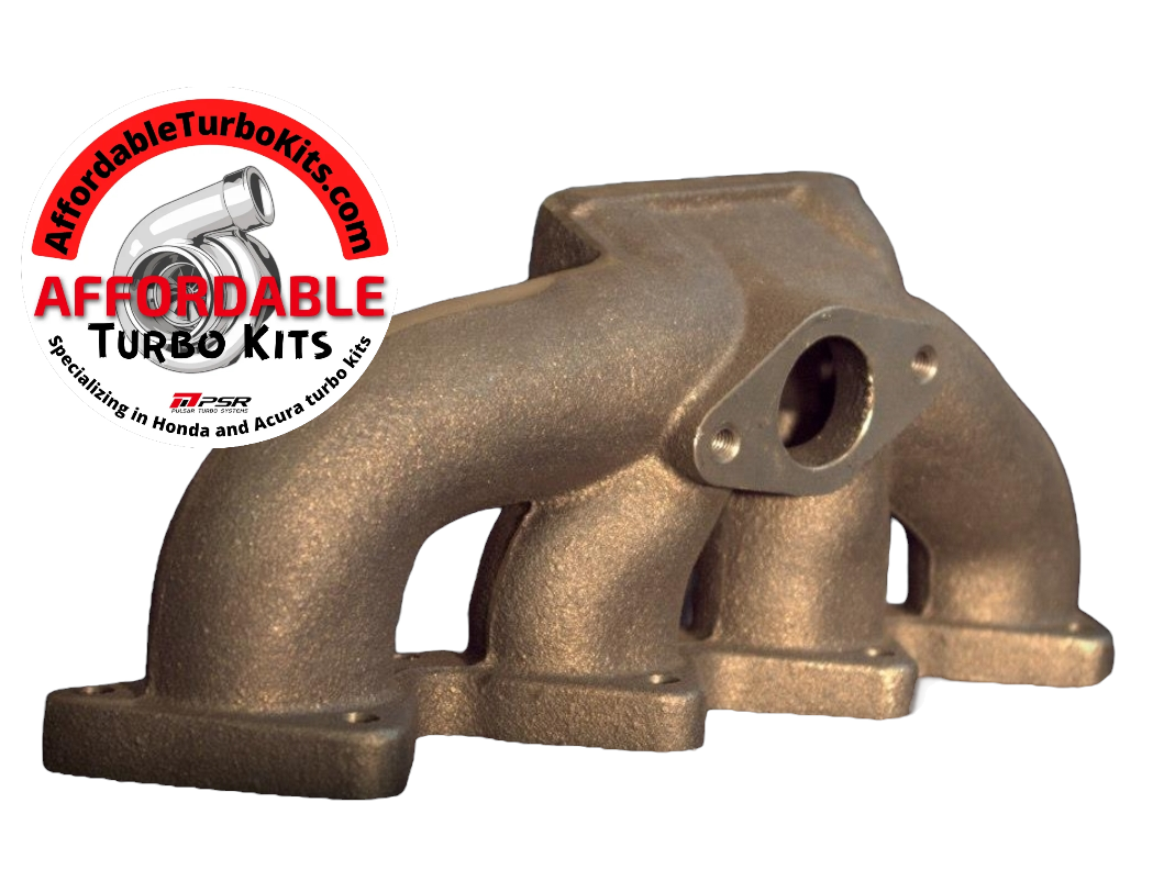 D Series D16 D15 Cast Iron Turbo Manifold T3 38mm 2 bolt AC PS Friendl ...