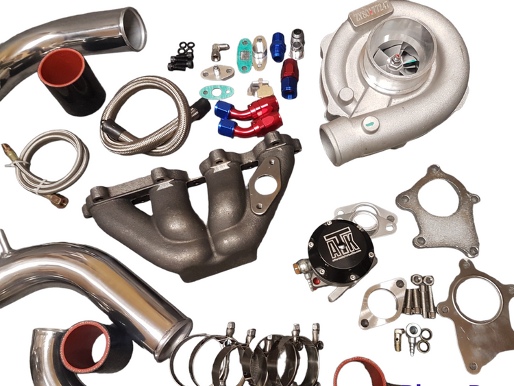 AC / PS Compatible D Series Entry Level Turbo Kit D15 D16 Honda Civic ...